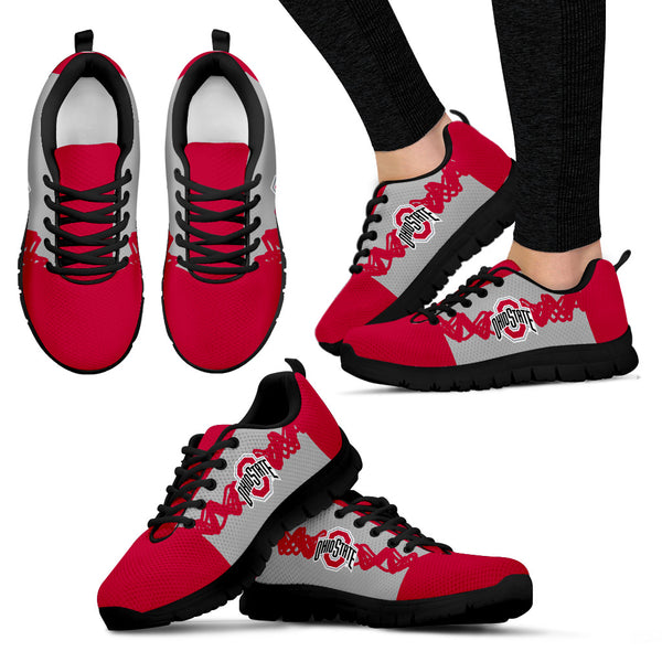 Doodle Line Amazing Ohio State Buckeyes Sneakers – Best Funny Store