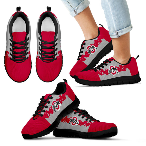 Doodle Line Amazing Ohio State Buckeyes Sneakers – Best Funny Store