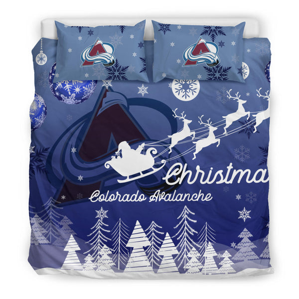 Merry Christmas Gift Colorado Avalanche Bedding Sets Pro Shop – Best ...
