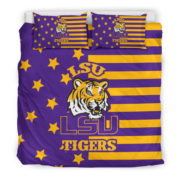Star Mashup Column LSU Tigers Bedding Sets – Best Funny Store