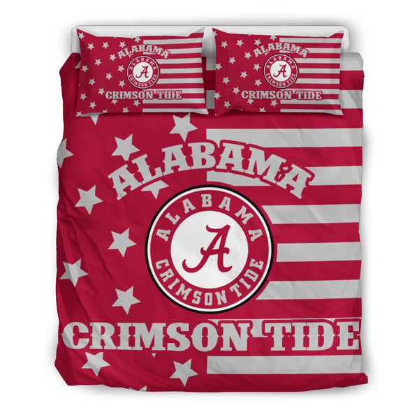 Star Mashup Column Alabama Crimson Tide Bedding Sets – Best Funny Store