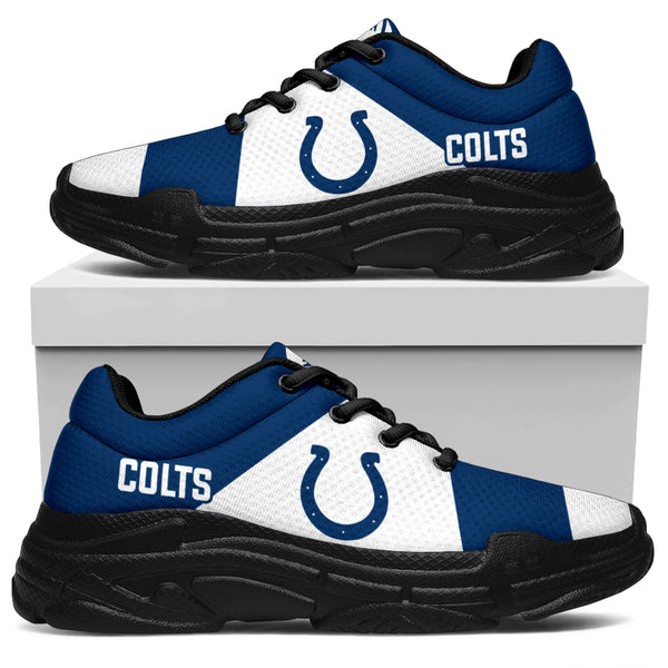 Pro Shop Logo Indianapolis Colts Chunky Sneakers – Best Funny Store