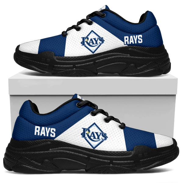 Pro Shop Logo Tampa Bay Rays Chunky Sneakers – Best Funny Store