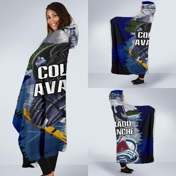 Special Edition Colorado Avalanche Home Field Advantage Hooded Blanket ...