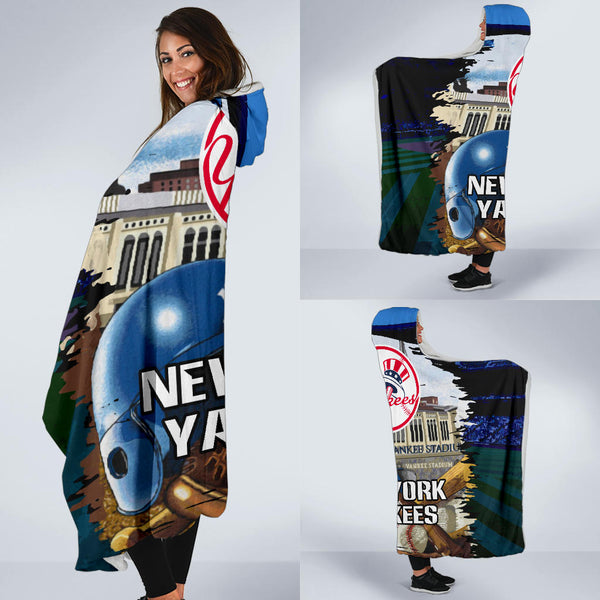 Special Edition New York Yankees Home Field Advantage Hooded Blanket ...