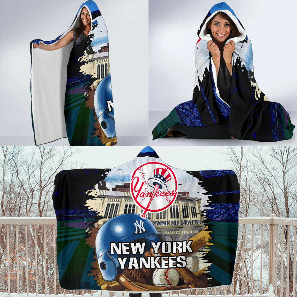 Special Edition New York Yankees Home Field Advantage Hooded Blanket ...