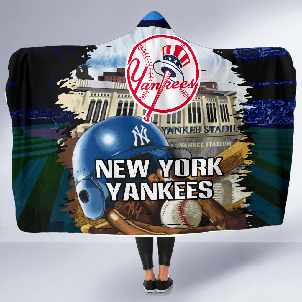 Special Edition New York Yankees Home Field Advantage Hooded Blanket ...